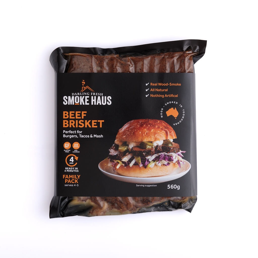 Smoke Haus Pre-Cooked Beef Brisket Family Pack 560g – Super Butcher