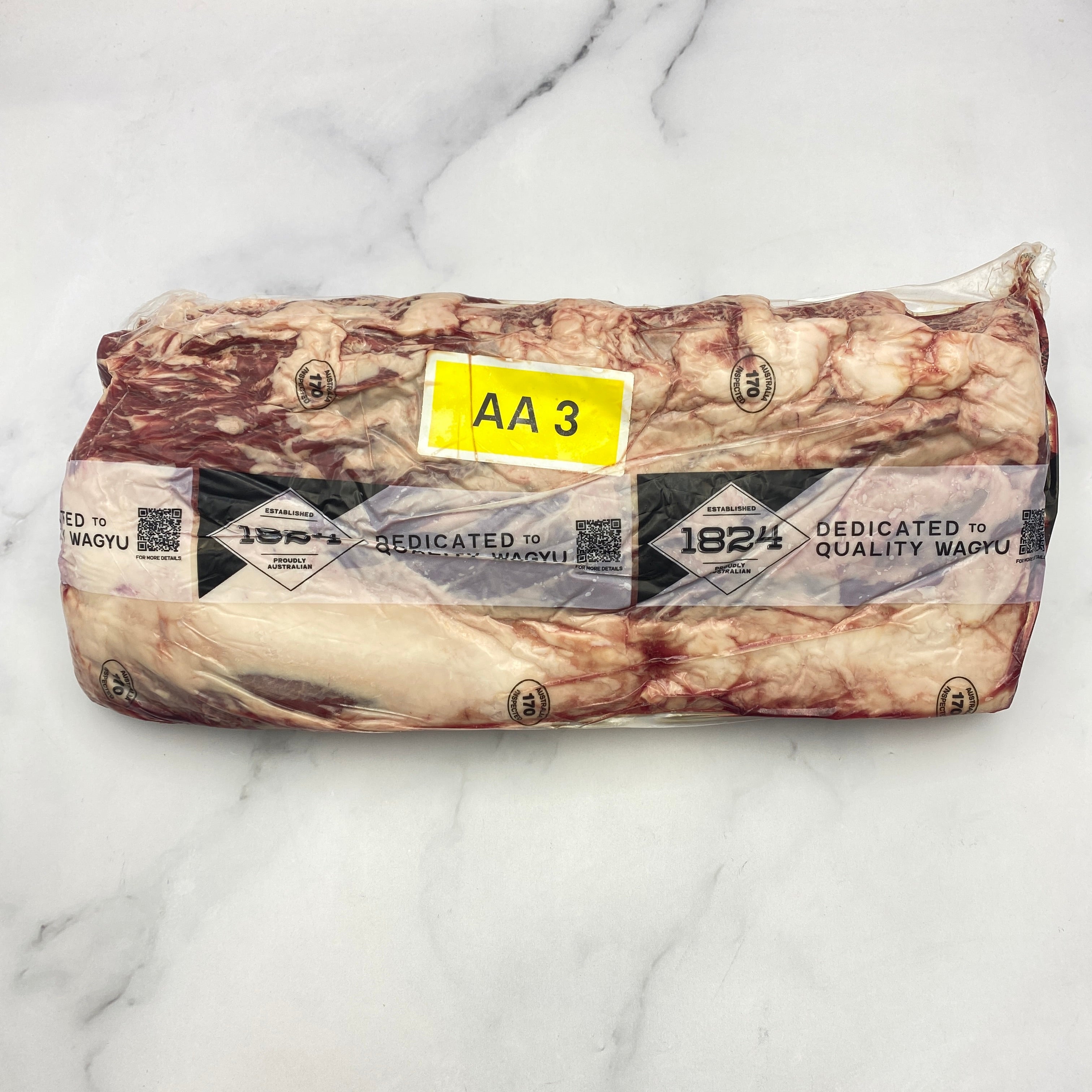 1824 Wagyu Rib Fillet MB 3+ | $81.99kg – Super Butcher