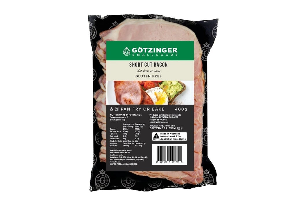 Gotzinger Short Cut Bacon 400g – Super Butcher