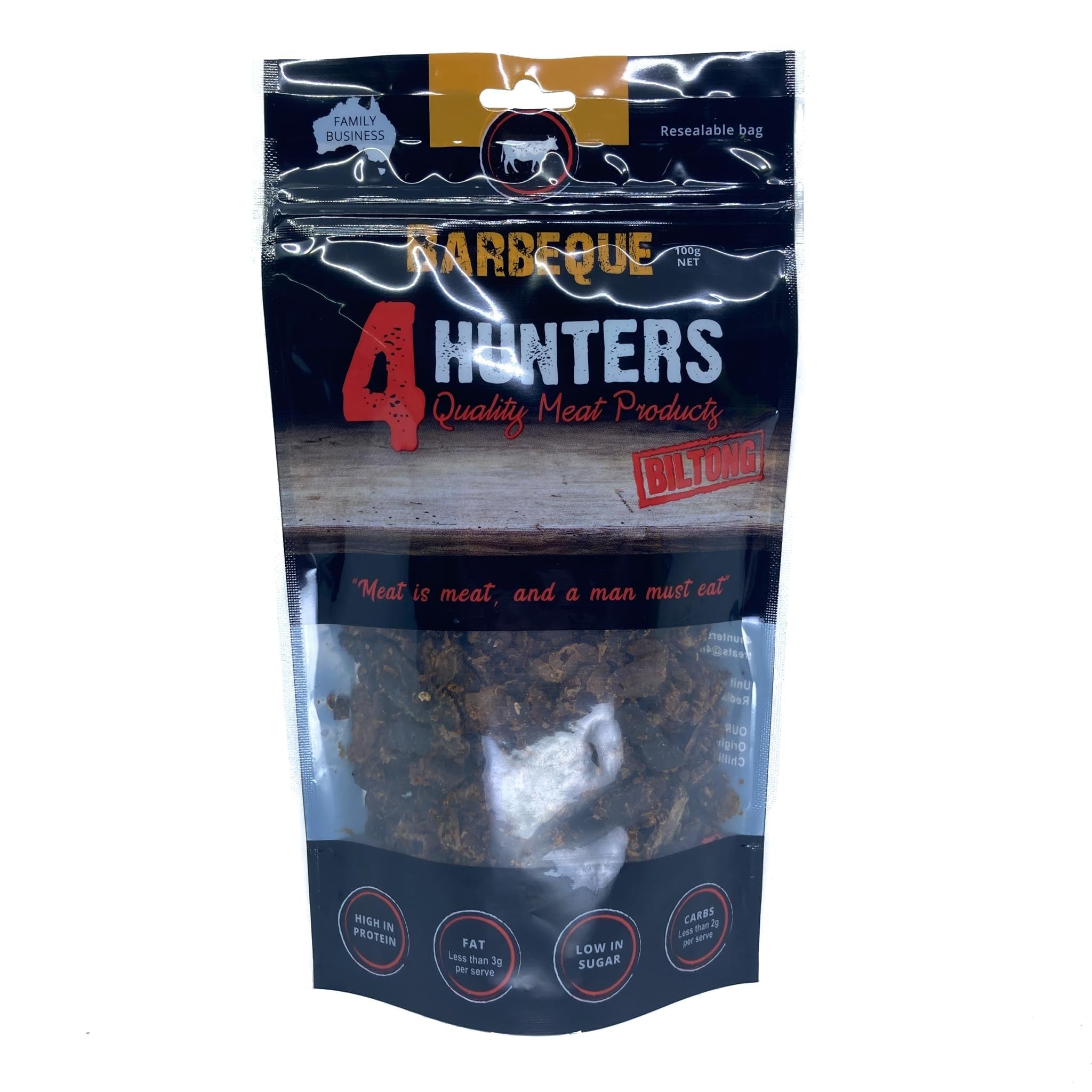 4 Hunters Biltong Barbecue 100g – Super Butcher