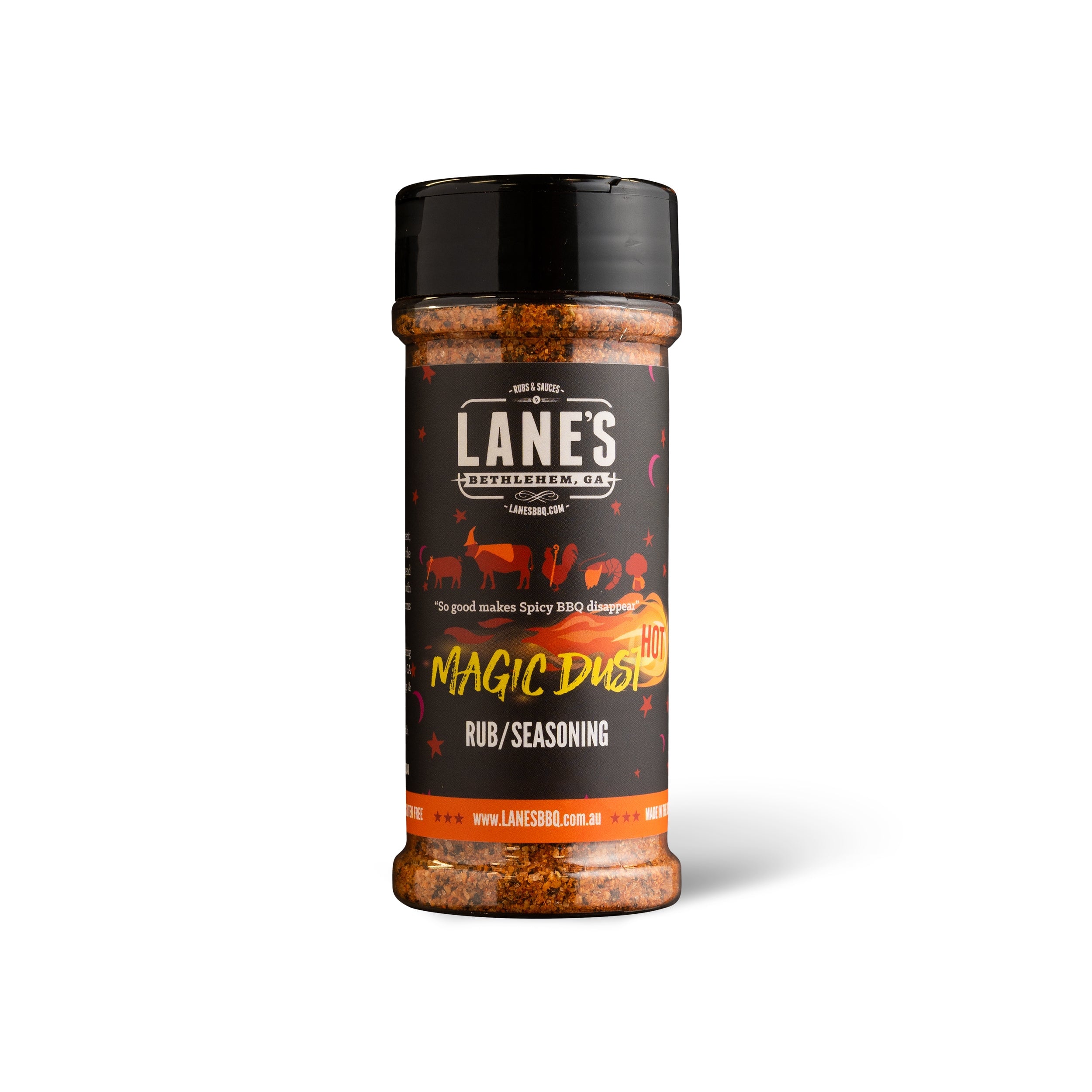 Lane's BBQ Magic Dust Hot Rub 124g – Super Butcher
